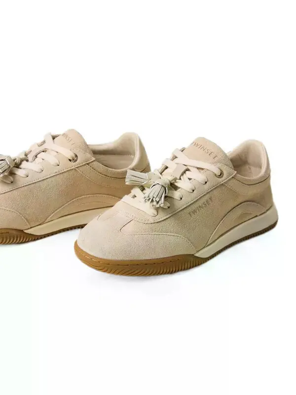 TWINSET Suede Trainers With Tassels