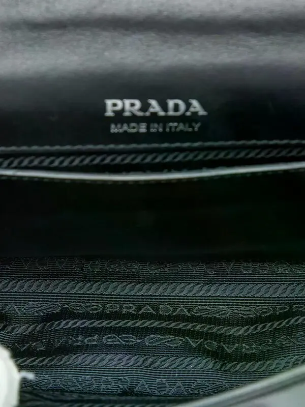 Prada City Calf Plex Ribbon Crossbody Bag