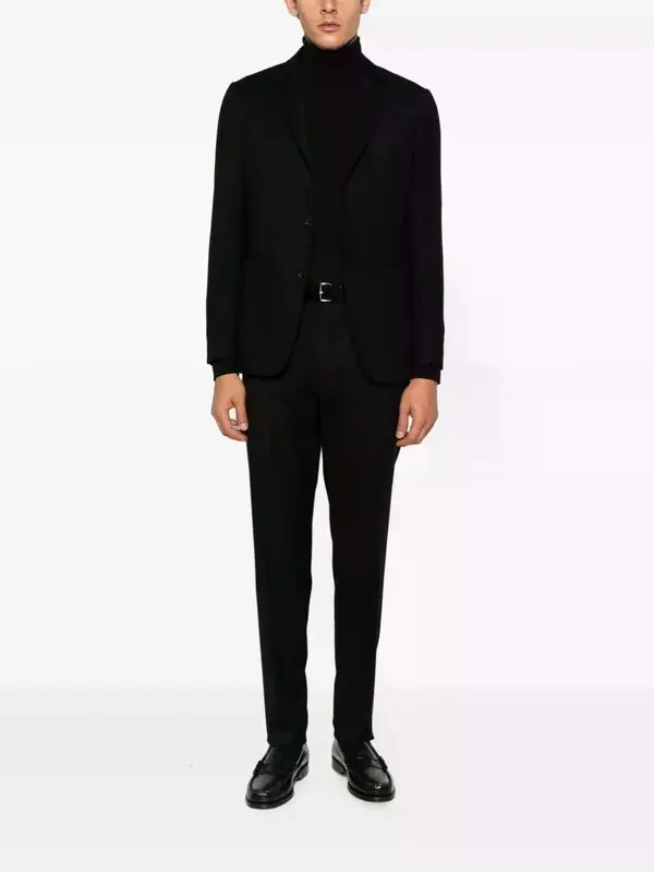 Zegna Belt-loop Straight-leg Trousers