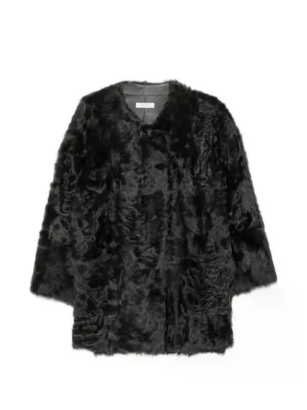 LISKA Textured Fur-finish Jacket