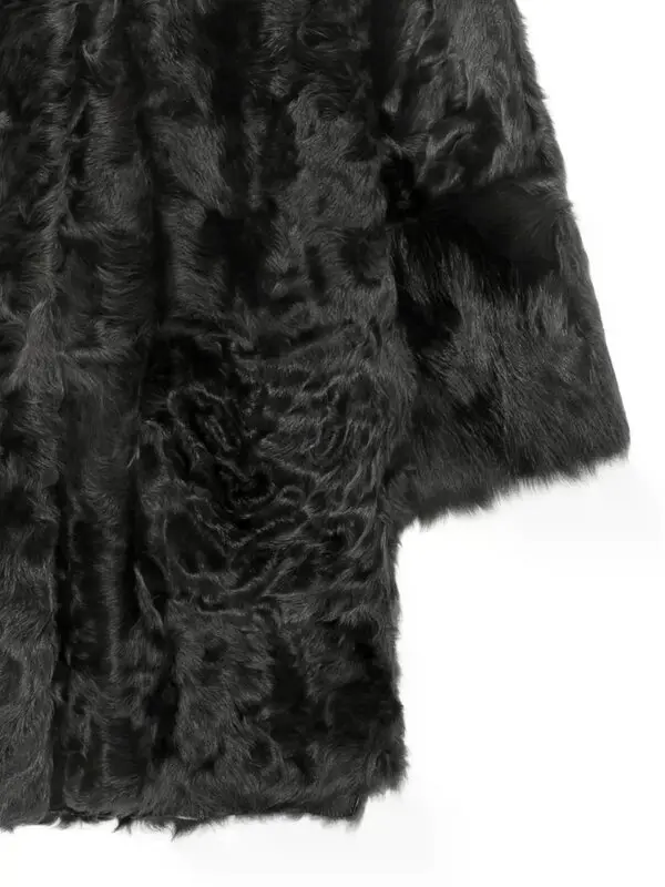 LISKA Textured Fur-finish Jacket