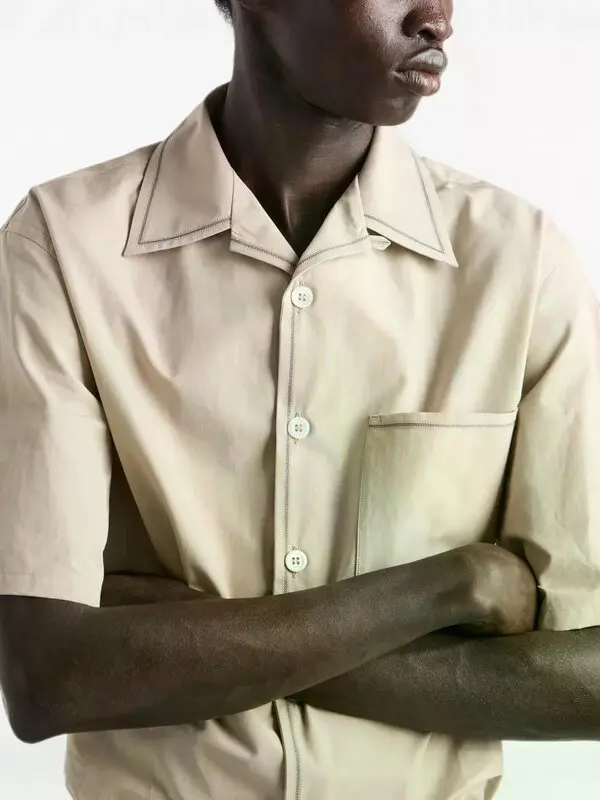 Prada Short-sleeved Cotton Shirt