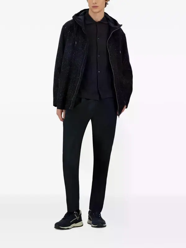 Herno Drawstring-waist Tapered Trousers