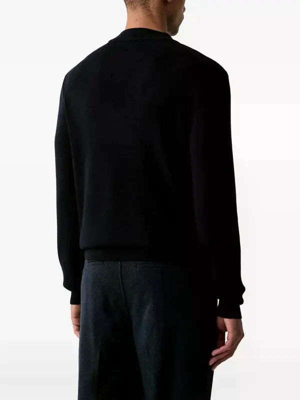 TRUSSARDI Logo-embroidered Crew Neck Sweater