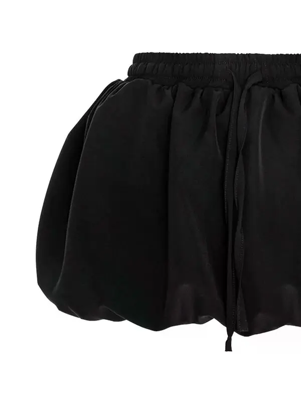 HAMZA Balloon High-waisted Mini Skirt