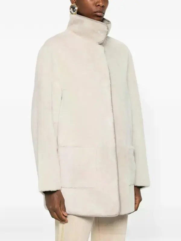 Simonette Ravizza Reversible Shearling Coat