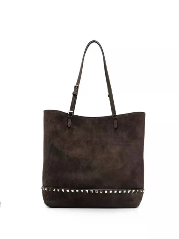 Valentino Garavani Rockstud Suede Tote Bag