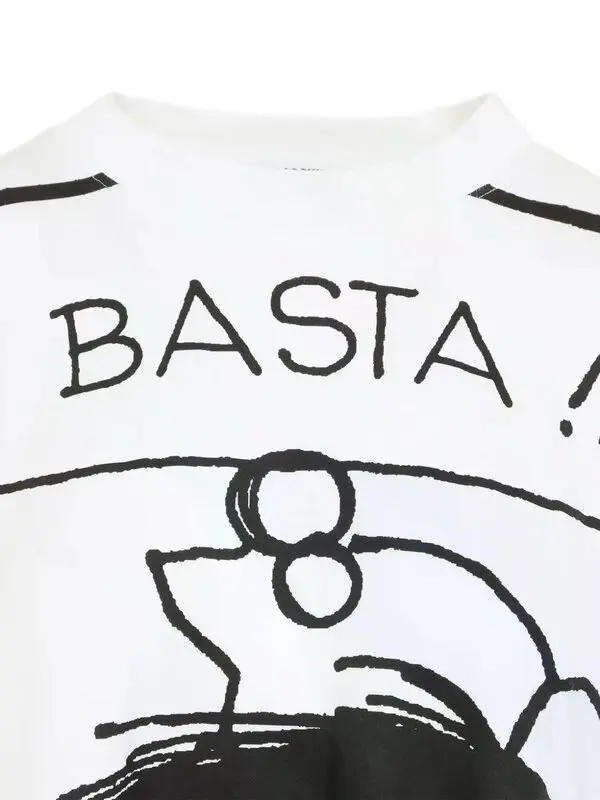 Moschino Mafalda Print T-shirt Mini Dress - White