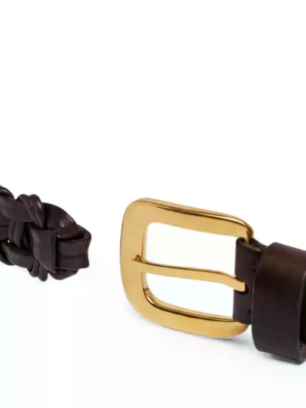 THE ROW Braided Leather Belt
