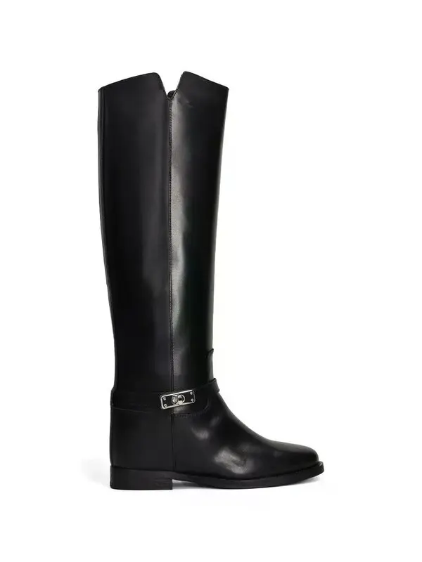 VIA ROMA 15 Buckle-strap Knee-high Boots