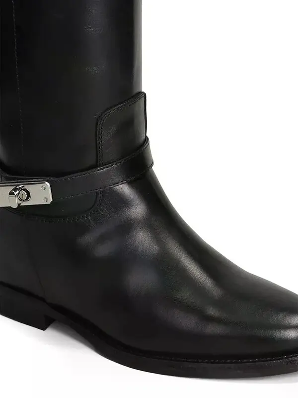 VIA ROMA 15 Buckle-strap Knee-high Boots