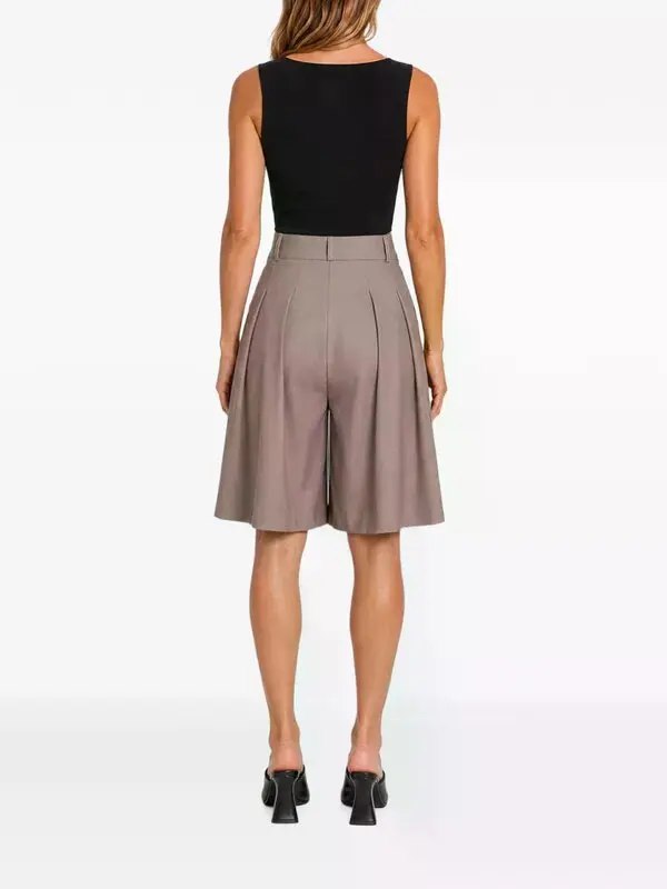 HAMZA Kimi Pleated Shorts