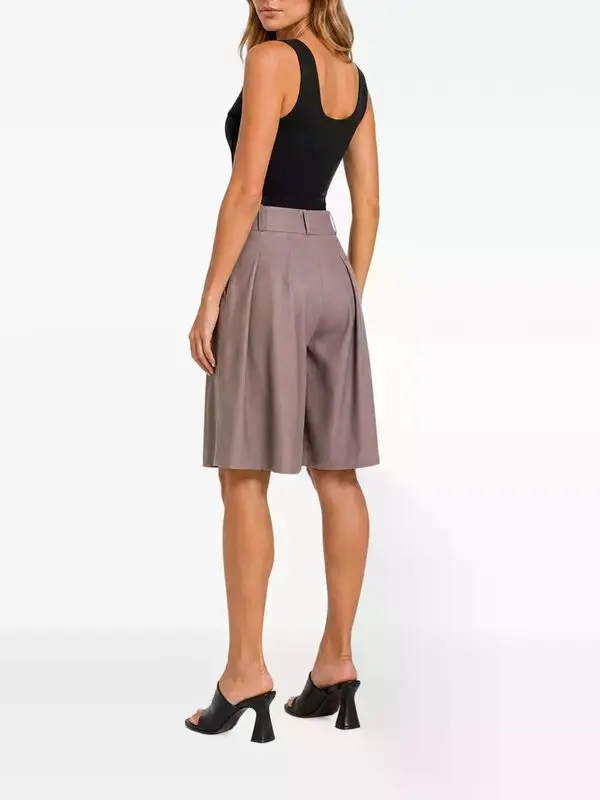 HAMZA Kimi Pleated Shorts