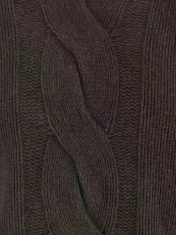 Bruno Manetti Cable Knit Turtleneck Sweater