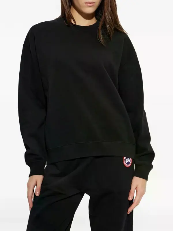 Canada Goose Logo Patch Crewneck Sweatshirt