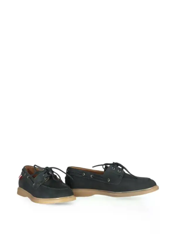 Bally Lace-up Leather Loafers