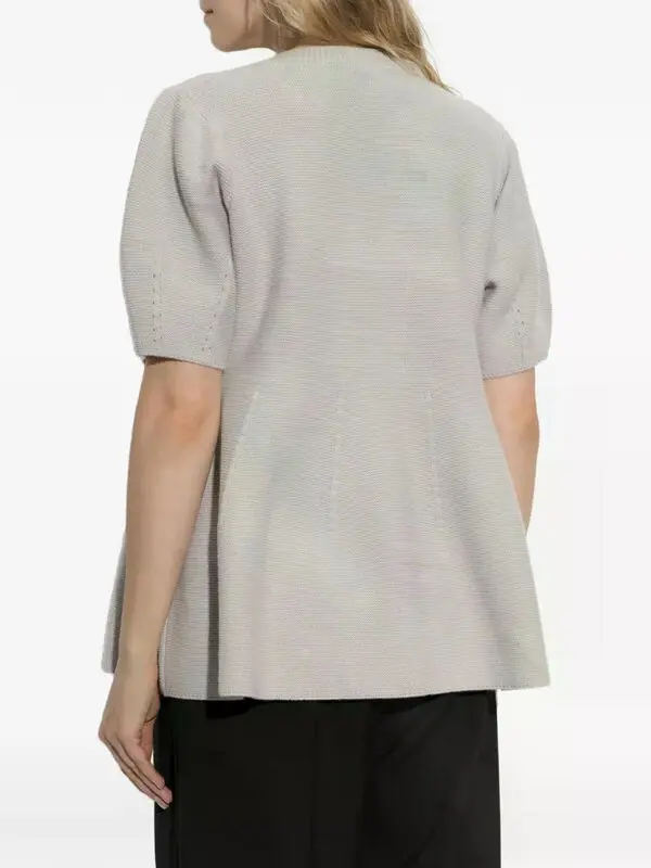 LISA YANG Puff-sleeve Knit Top