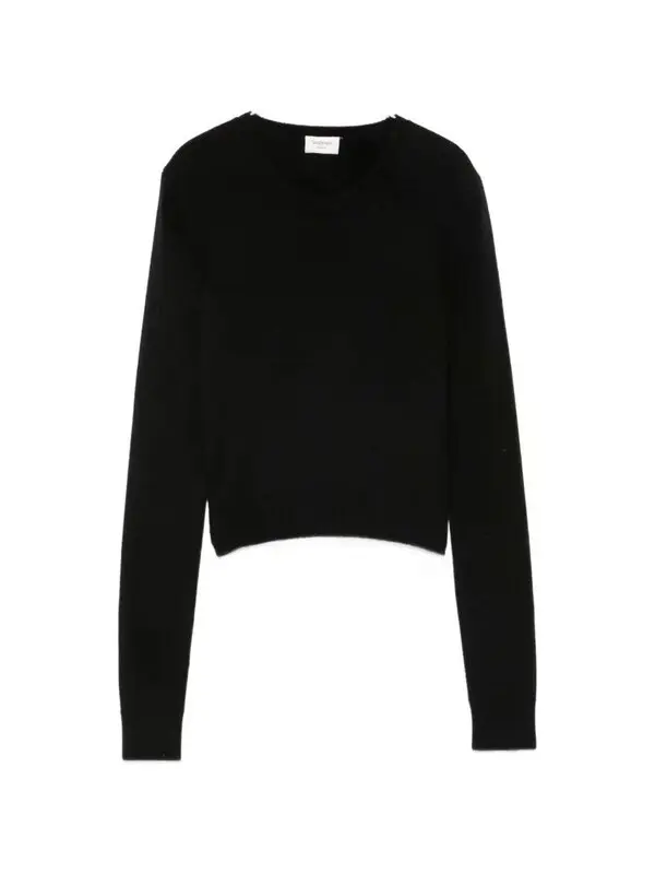Saint Laurent Crew-neck Long-sleeve Sweater