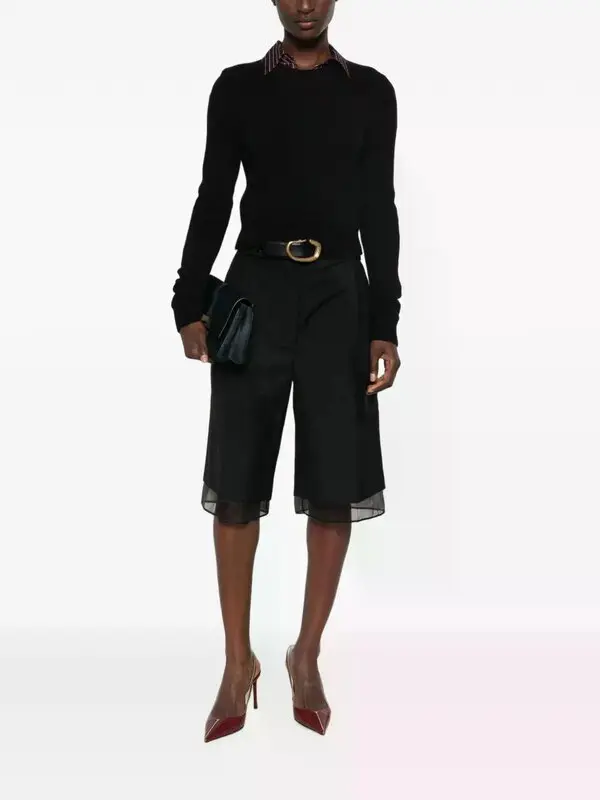 Saint Laurent Crew-neck Long-sleeve Sweater