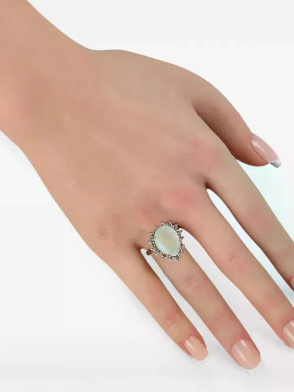 LB EXCLUSIVE Opal Diamond Ring