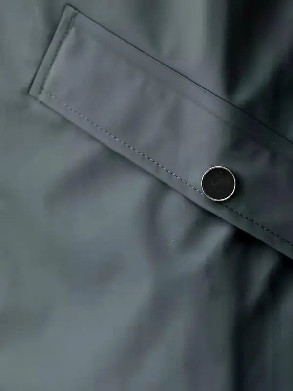 Rains Hooded Press-stud Jacket