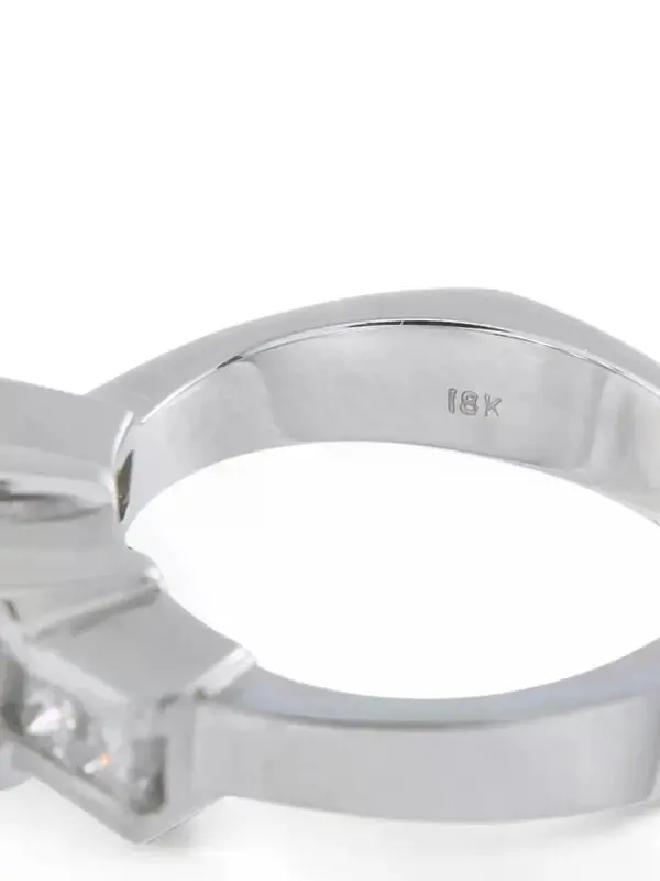 LB EXCLUSIVE Diamond Geometric Ring