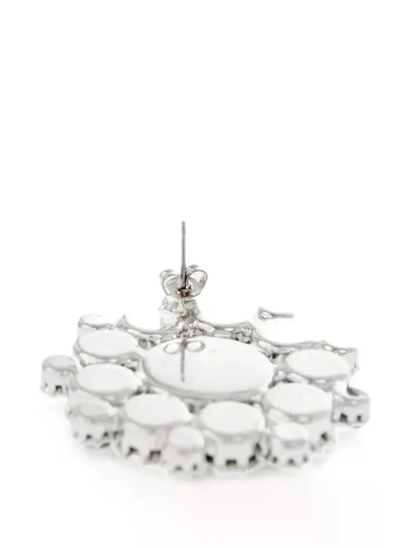 Magda Butrym Crystal And Resin Rose Earrings