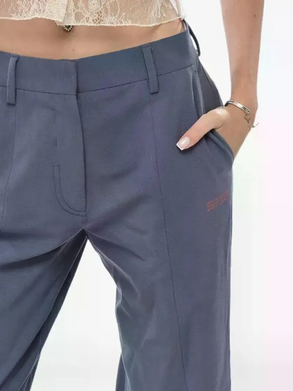 Off-White Slit-detail Flared Trousers