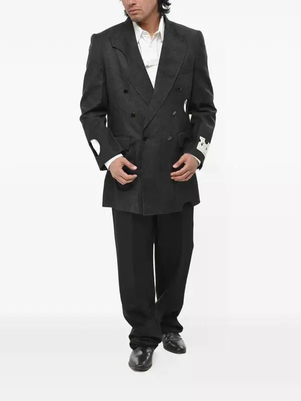 Off-White Meteor Cut-out Double-breasted Blazer