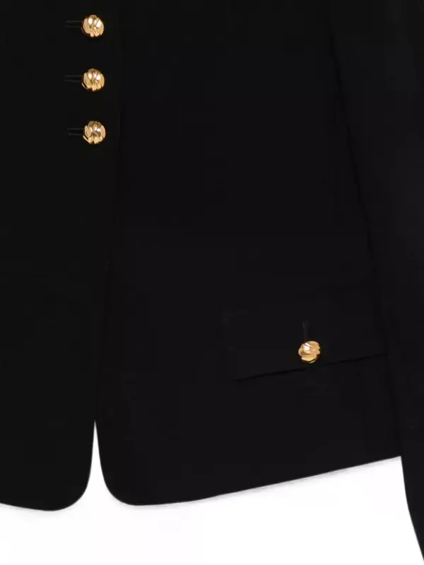 Max Mara Collarless Button-up Jacket