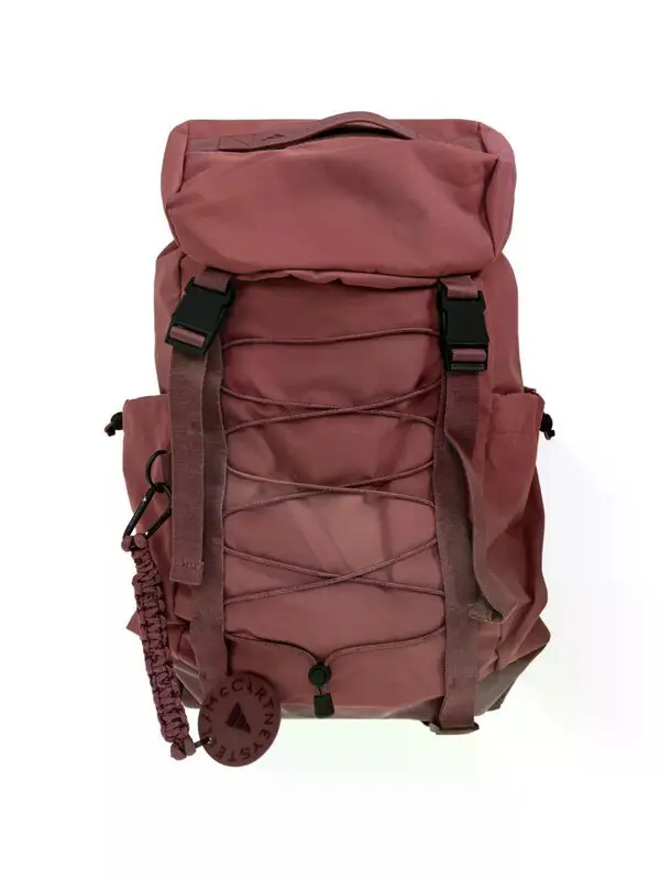 Adidas By Stella McCartney Buckle-fastening Bungee-cord Backpack - Pink