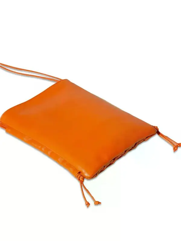 Hereu Trena Woven Pocket Cross Body Bag - Orange
