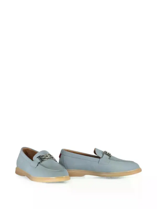 Bally Logo-plaque Leather Loafers