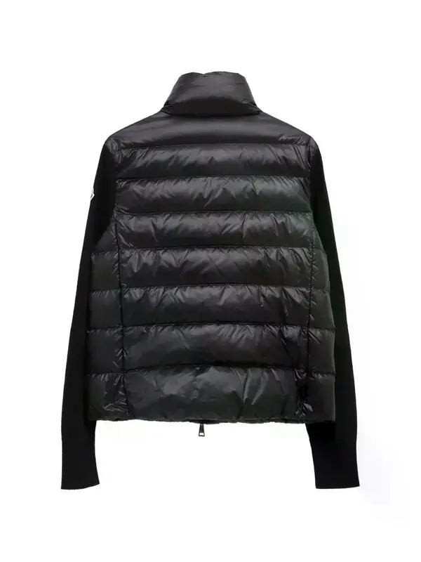 Moncler Quilted Knit-sleeve Jacket