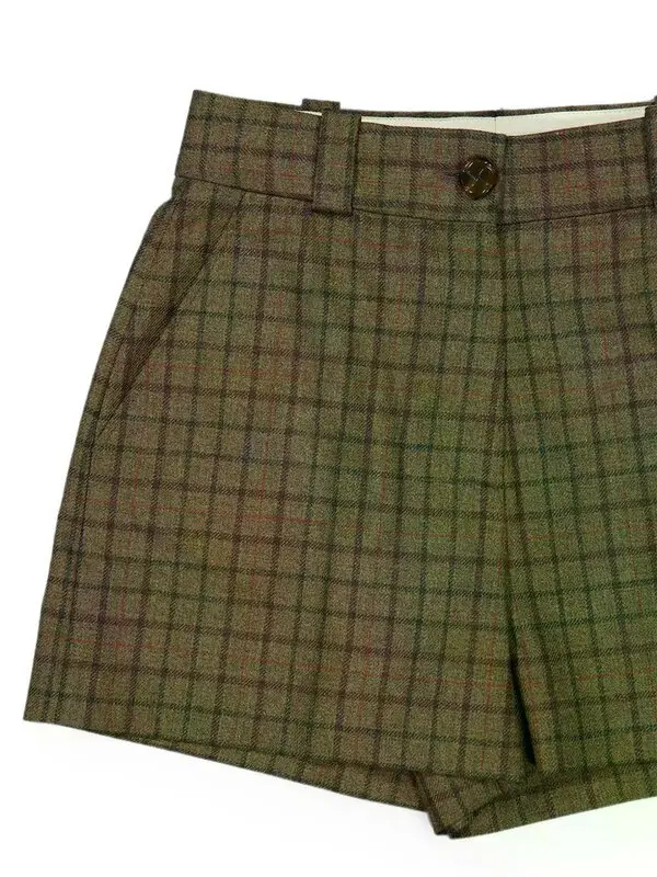 BLAZÉ MILANO Teke Check-pattern Shorts