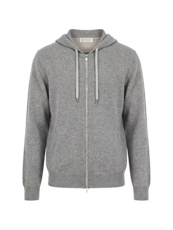 Brunello Cucinelli Zip-up Cashmere Hoodie
