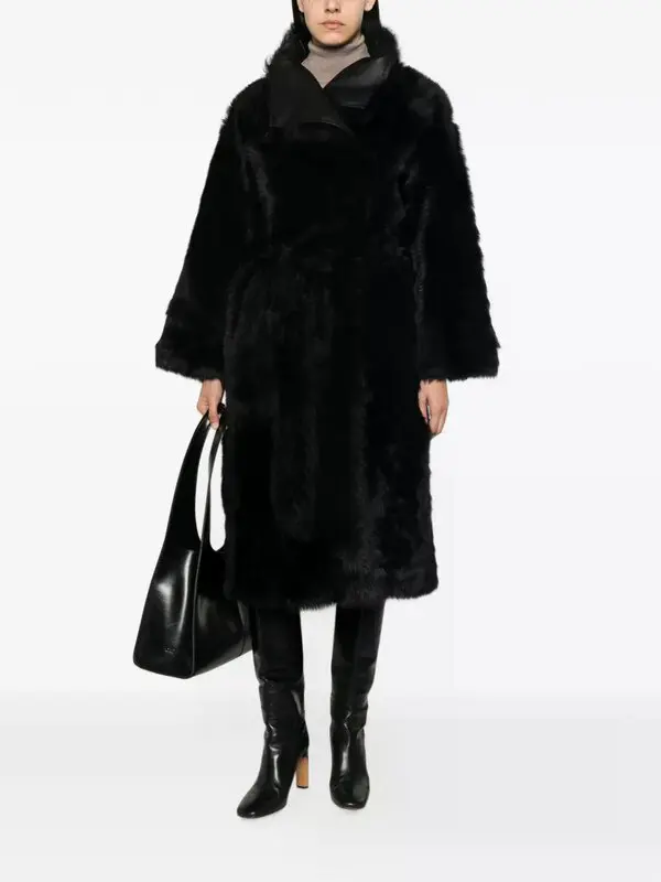 YVES SALOMON Shearling-trimmed Fur Jacket