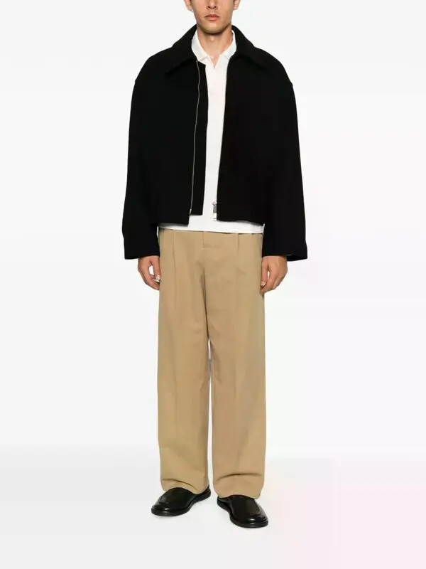 Studio Nicholson Zip-up Spread-collar Shirt Jacket