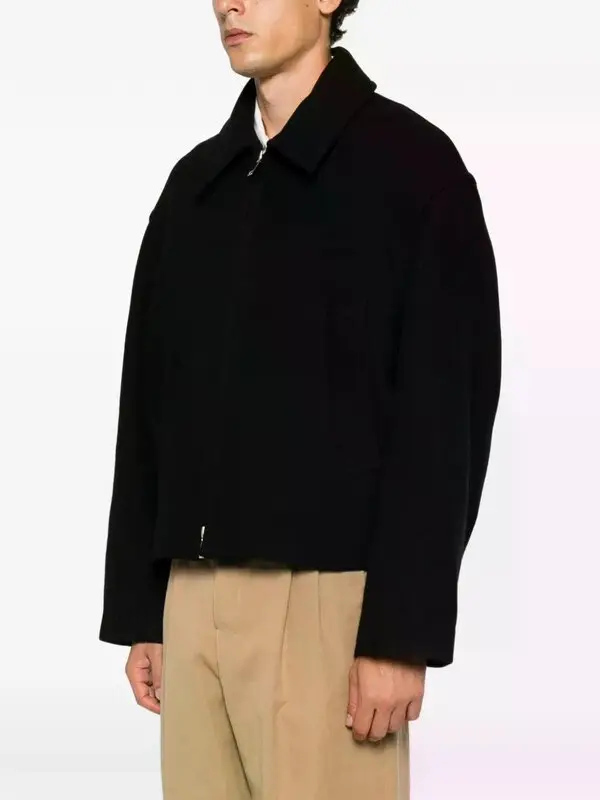 Studio Nicholson Zip-up Spread-collar Shirt Jacket