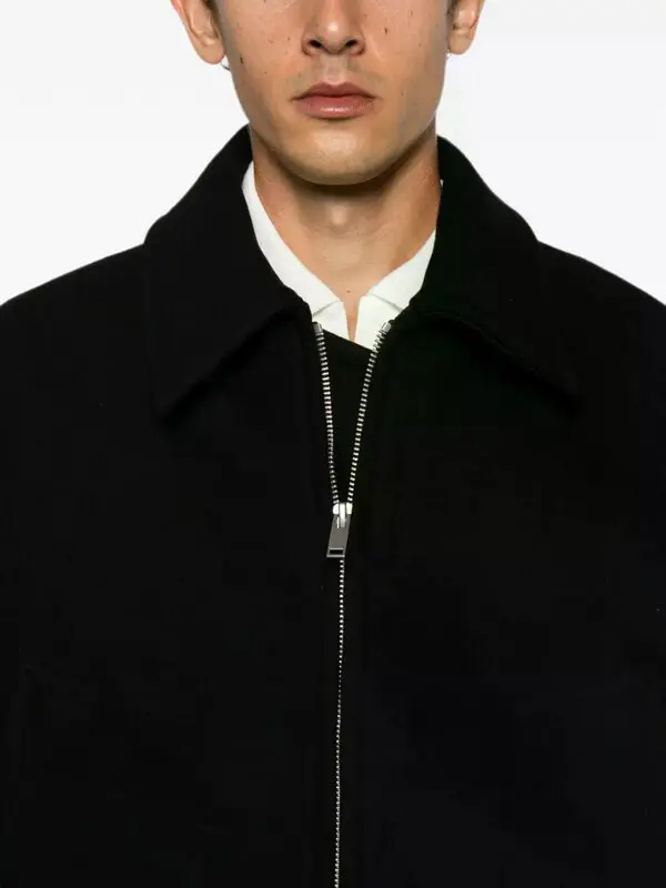 Studio Nicholson Zip-up Spread-collar Shirt Jacket