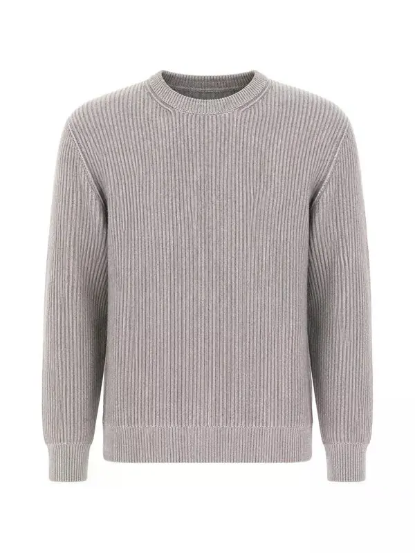 Paul & Shark Ribbed-knit Crew-neck Sweater