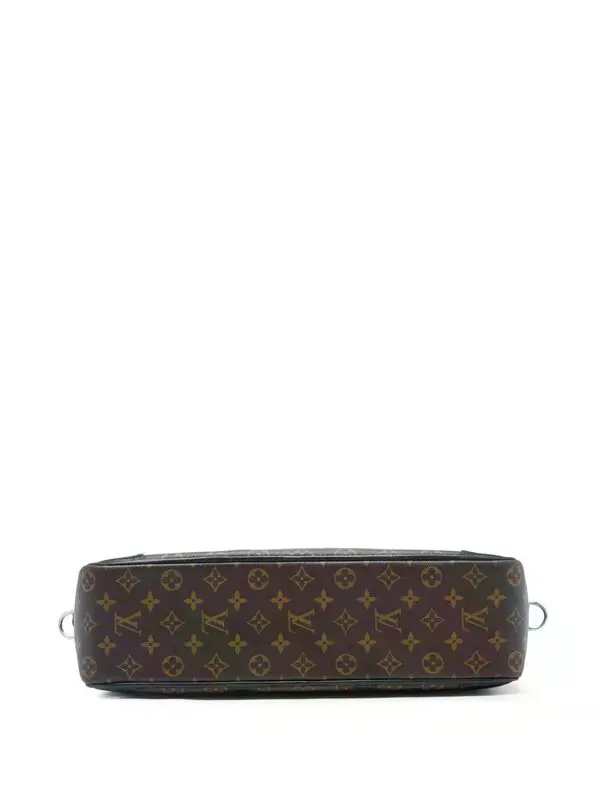 LOUIS VUITTON Monogram Macassar Porte Documents Voyage Gm Business Bag