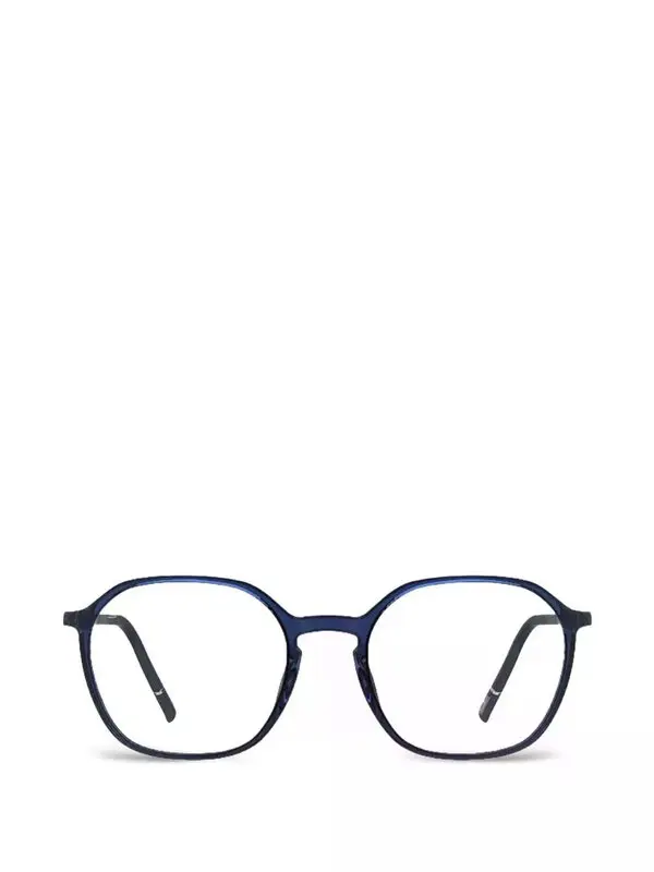 SILHOUETTE Geometric Frame Eyeglasses - Blue