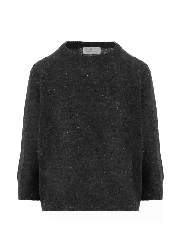 Bruno Manetti Sequin-embellished Crew-neck Sweater