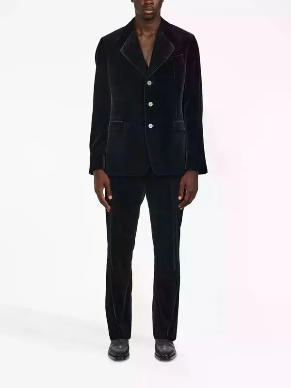 FERRAGAMO Velvet Straight-leg Trousers