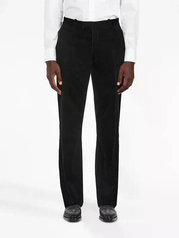 FERRAGAMO Velvet Straight-leg Trousers