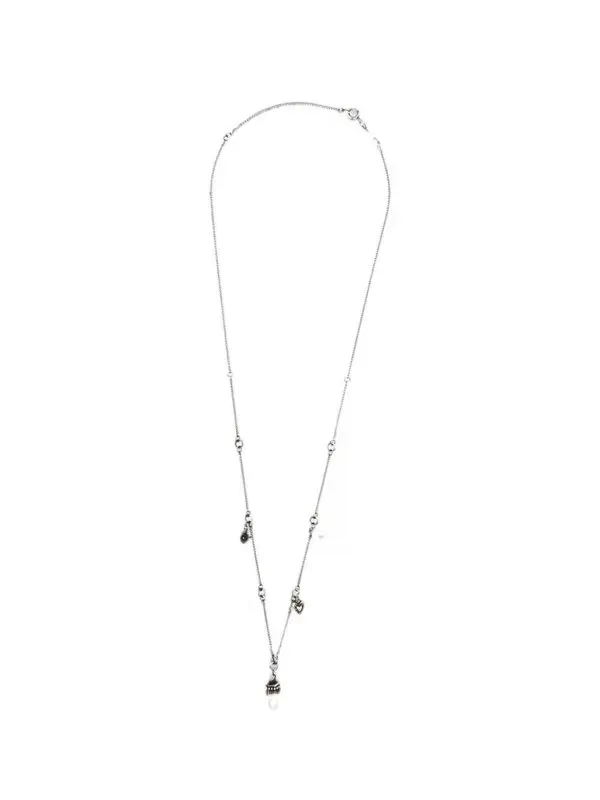 ANN DEMEULEMEESTER Tone Heart Charm Necklace - Silver