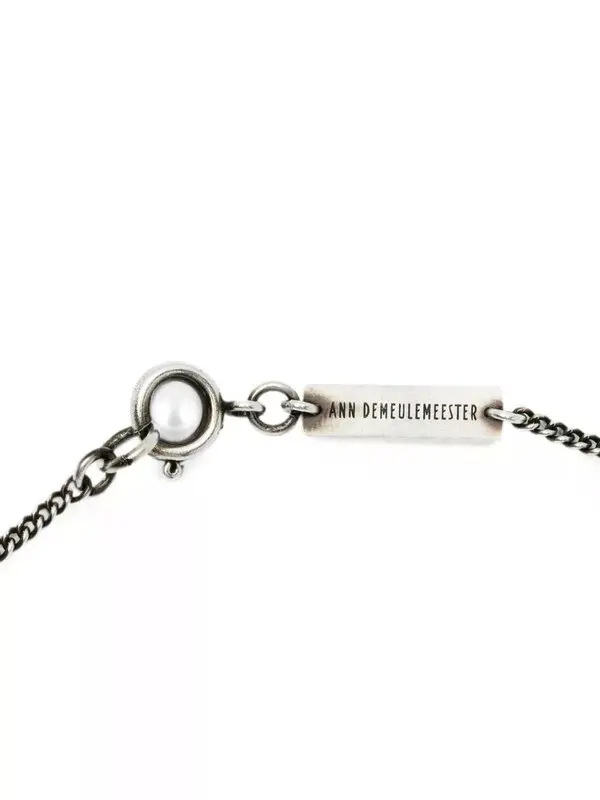 ANN DEMEULEMEESTER Tone Heart Charm Necklace