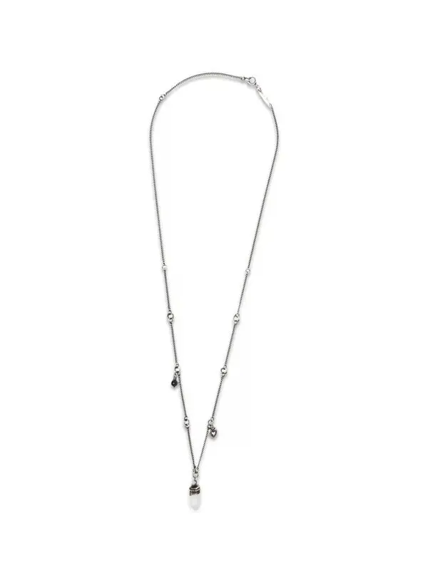 ANN DEMEULEMEESTER Tone Heart Charm Necklace - Silver