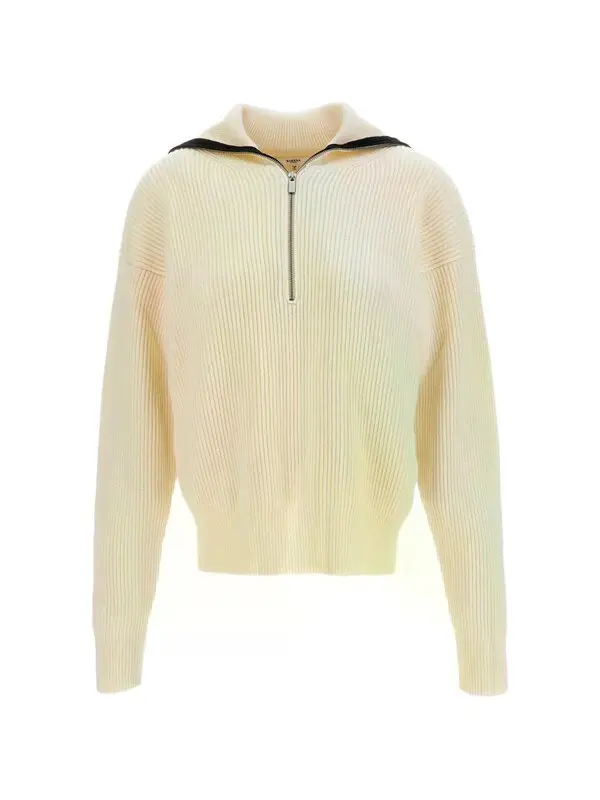 Barena Venezia Ribbed-knit Half-zip Sweater